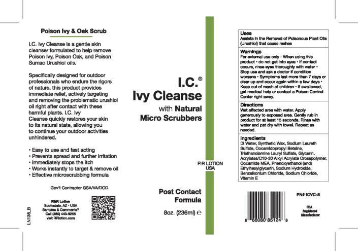 IC Ivy Cleanse | R&R Lotion®