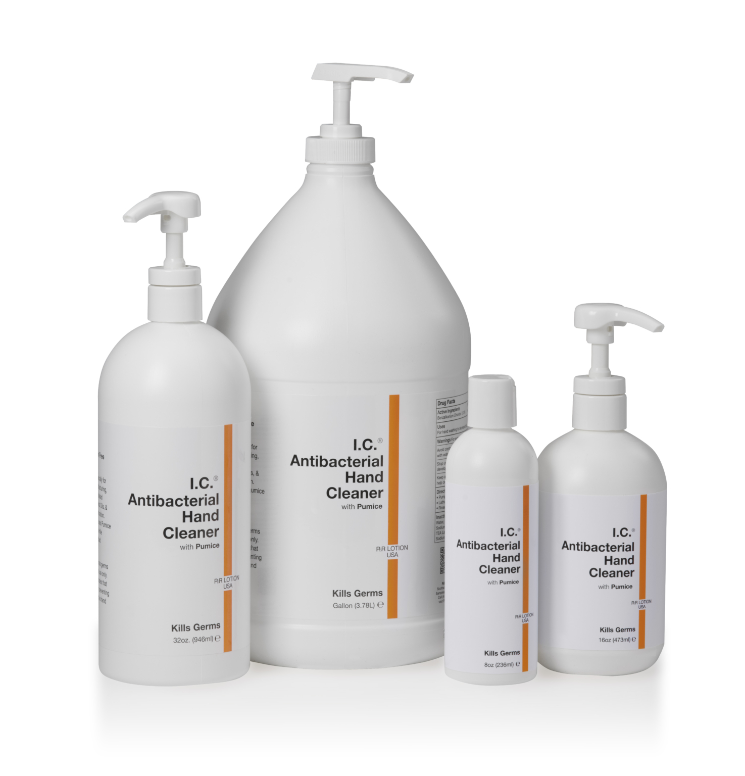 IC Antibacterial Hand Cleaner with Pumice | R&R Lotion®