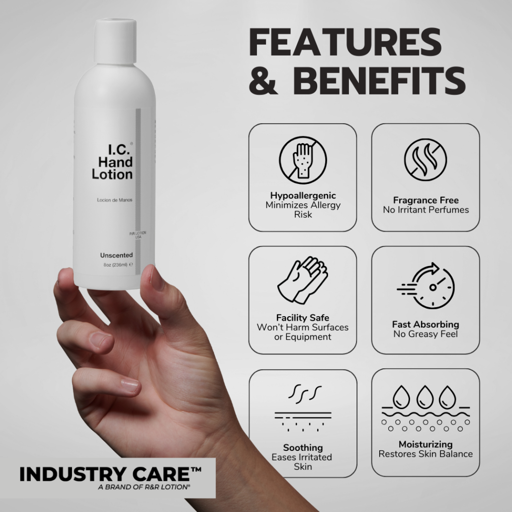 IC Lotion Fragrance Free (Cleanroom) | R&R Lotion®
